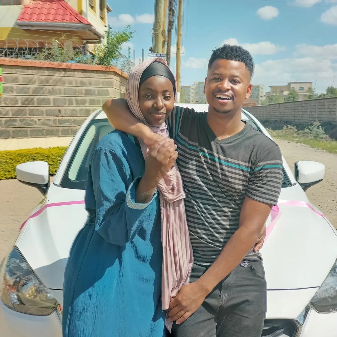 Presenter Ali surprises girlfriend with new car - sauce.co.ke
