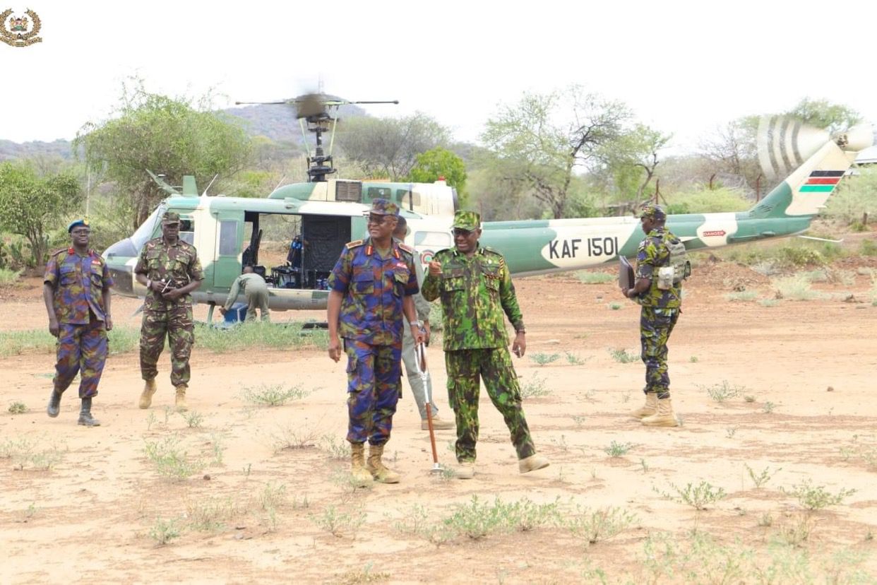General Ogolla, IG Koome Visit Baringo After Deadly Banditry Attacks ...