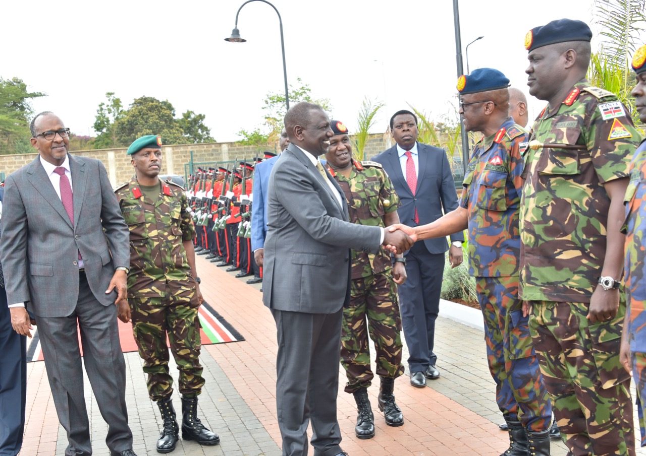 Ruto unveils major changes in the military as top commanders retire ...