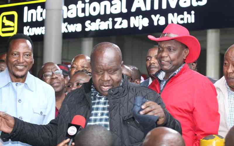 Dr. Fred Matiang’i Quietly Returns to Kenya After Successful US Tour ...